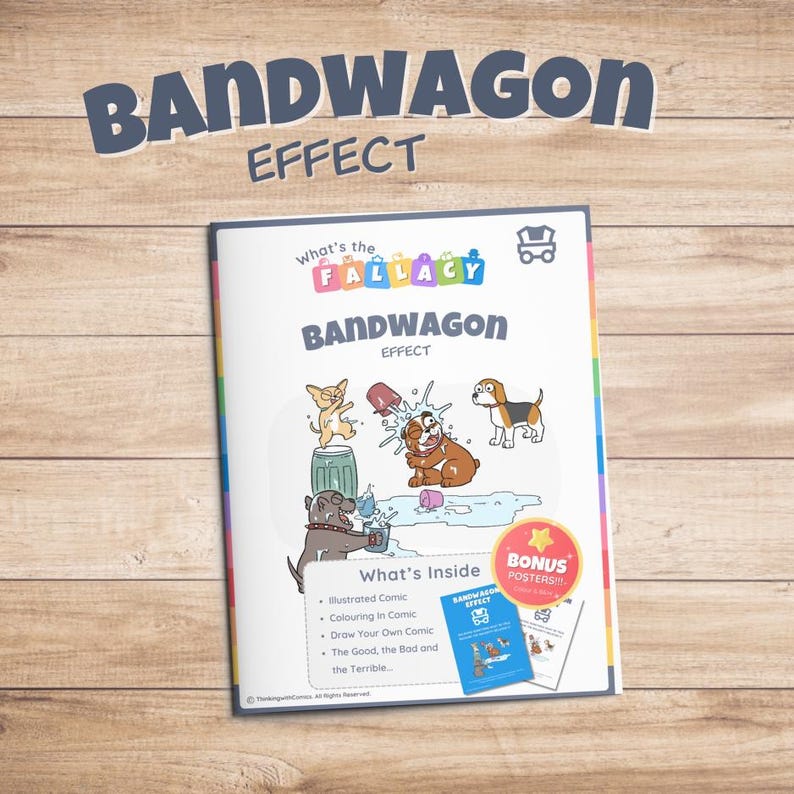 Bandwagon Effect Fallacy Activity Pack: Fun Critical Thinking and ...