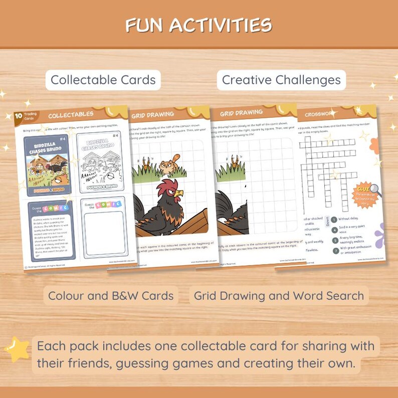 Birdzilla Chases Bruno Activity Pack Fun Comprehension Questions ...