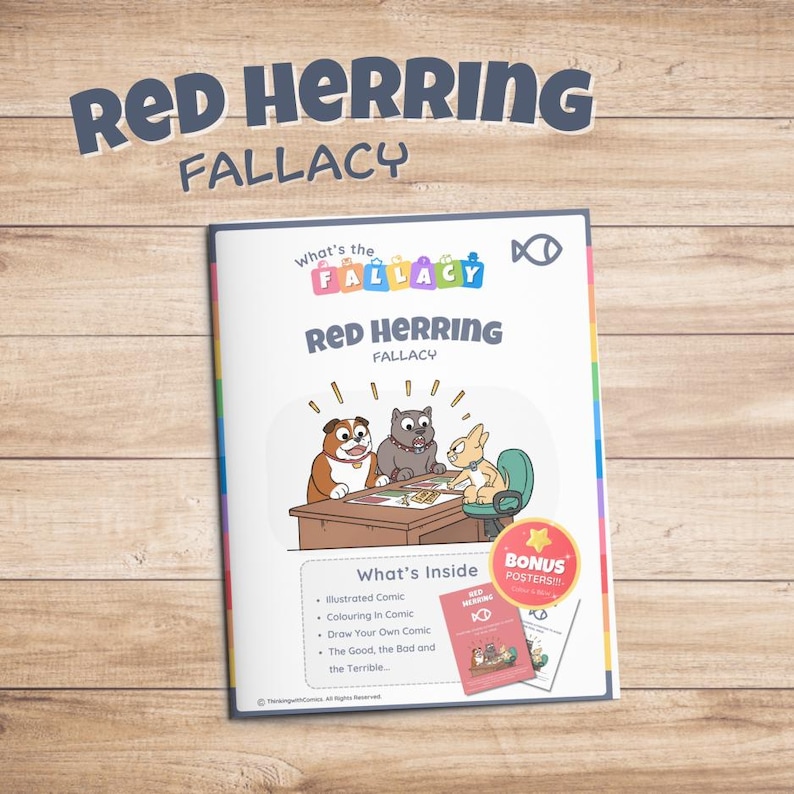 Red Herring Fallacy Activity Pack: Fun Critical Thinking ...