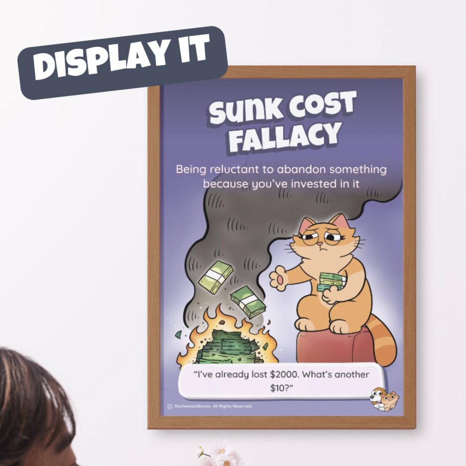 Sunk Cost Fallacy Poster to Develop Critical Thinking Skills - Etsy