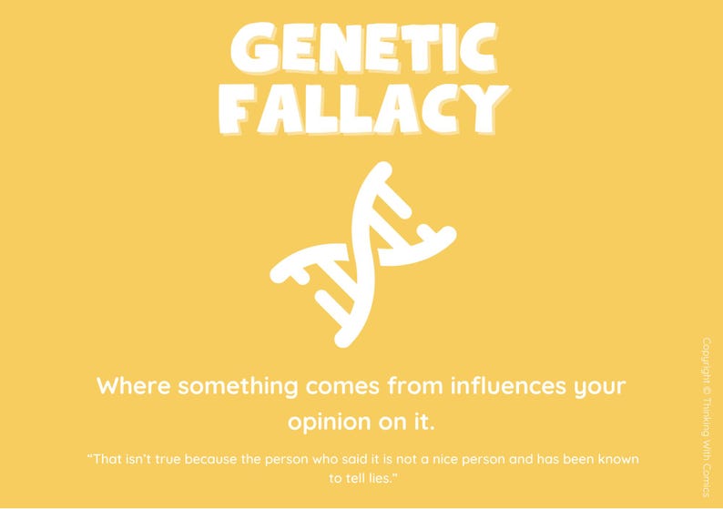 Logical Fallacies Game Cards Set - Series II - Etsy
