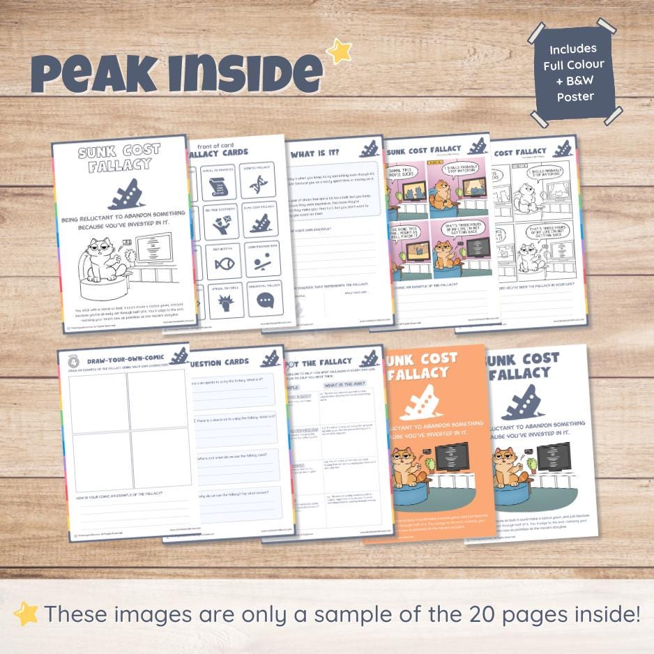 Logical Fallacy Activity Pack Bundle 1 - Etsy