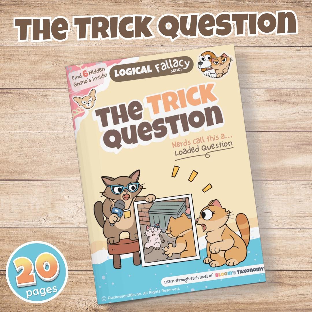 Loaded Question Fallacy Activity Pack: Fun Critical Thinking and ...