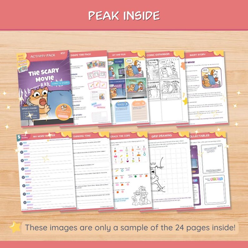 The Scary Movie Activity Pack | Fun Worksheets for Comprehension ...