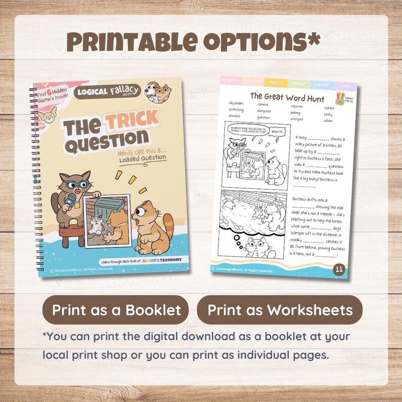 Loaded Question Fallacy Activity Pack: Fun Critical Thinking and ...