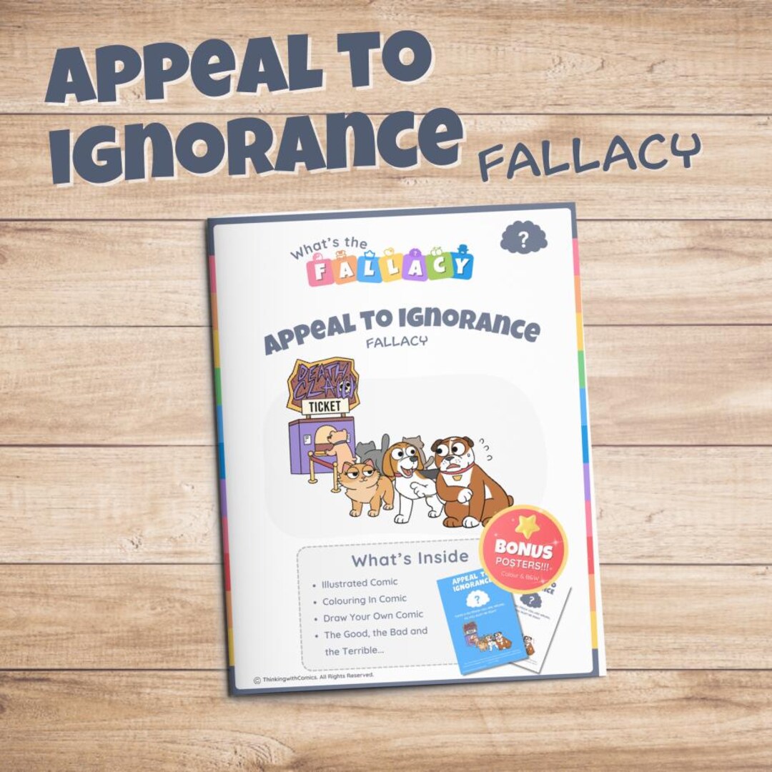 Appeal to Ignorance Fallacy Activity Pack: Fun Critical Thinking ...