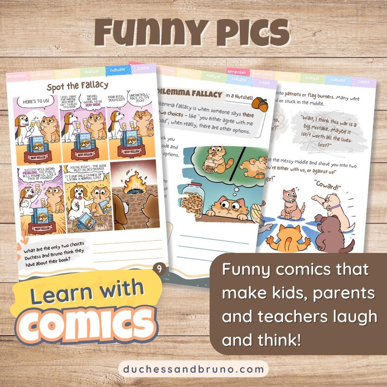 False Dilemma Fallacy Activity Pack: Fun Critical Thinking and ...