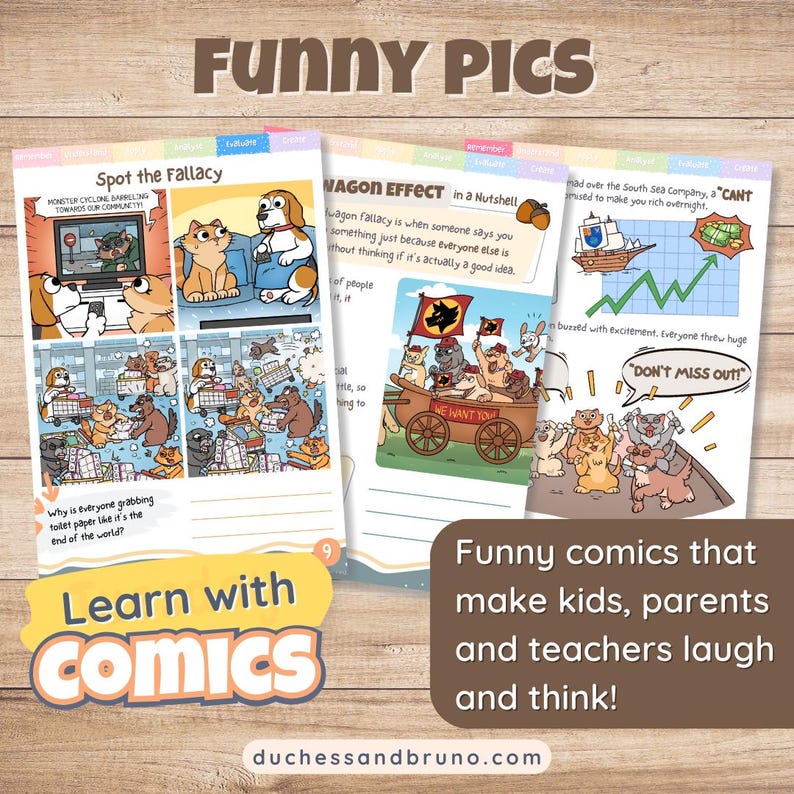 Bandwagon Effect Fallacy Activity Pack: Fun Critical Thinking and ...