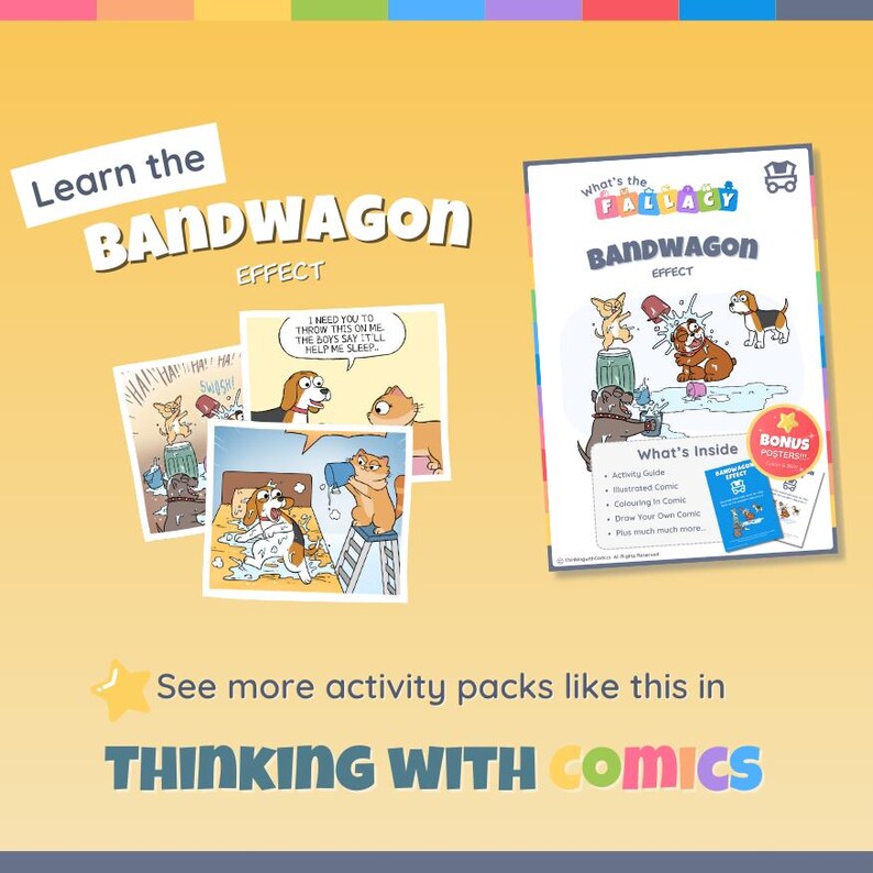 Logical Fallacies: Bandwagon Effect Activity Pack - Etsy