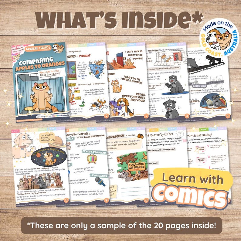 False Equivalence Fallacy Activity Pack: Critical Thinking Worksheets ...