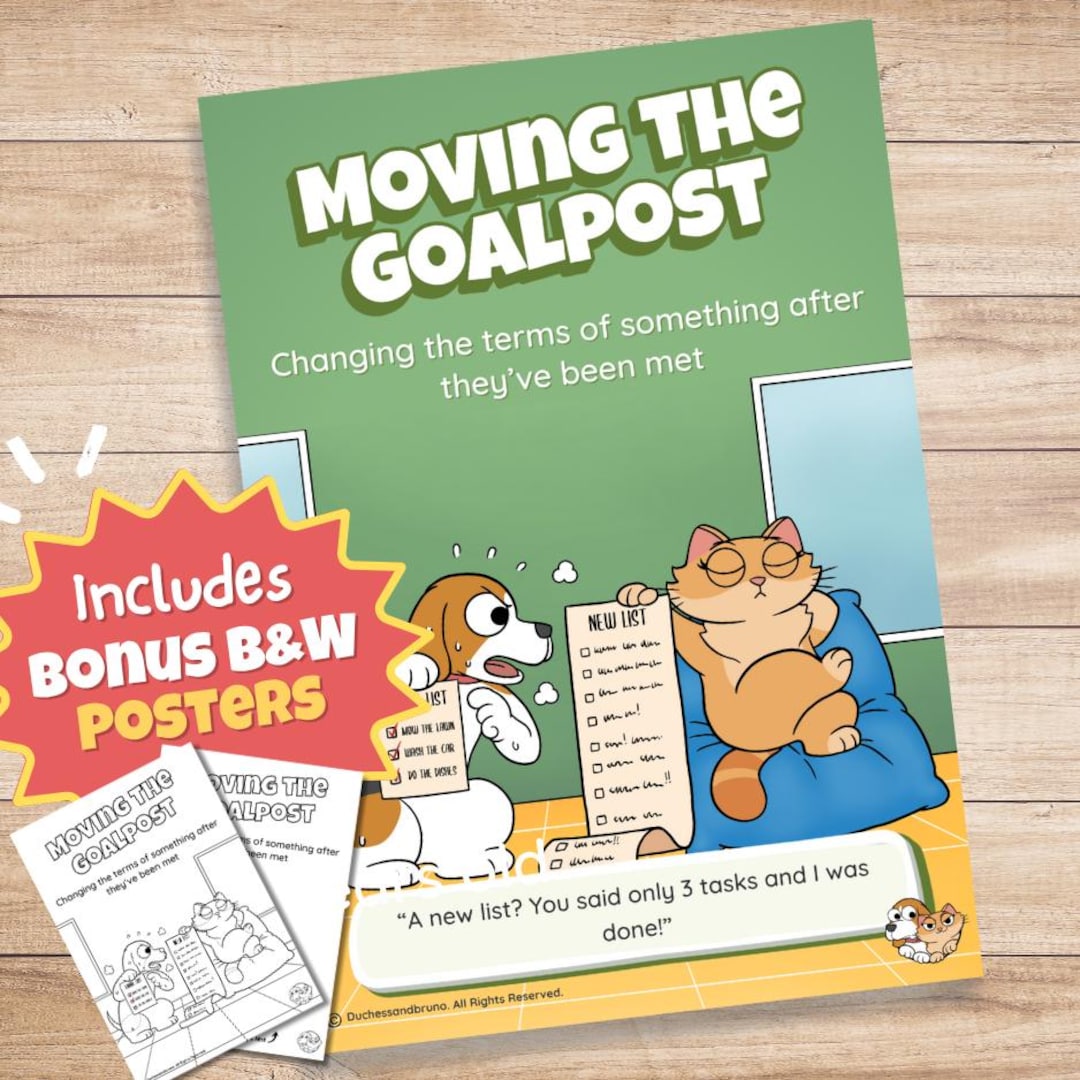 Moving the Goalpost Poster to Develop Critical Thinking Skills Digital ...