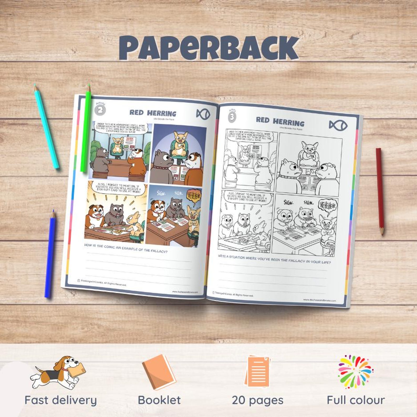 Red Herring Fallacy Activity Pack: Fun Critical Thinking ...