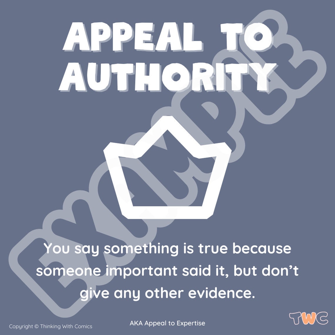 Logical Fallacies Square Card Set Pack Series I - Etsy Australia