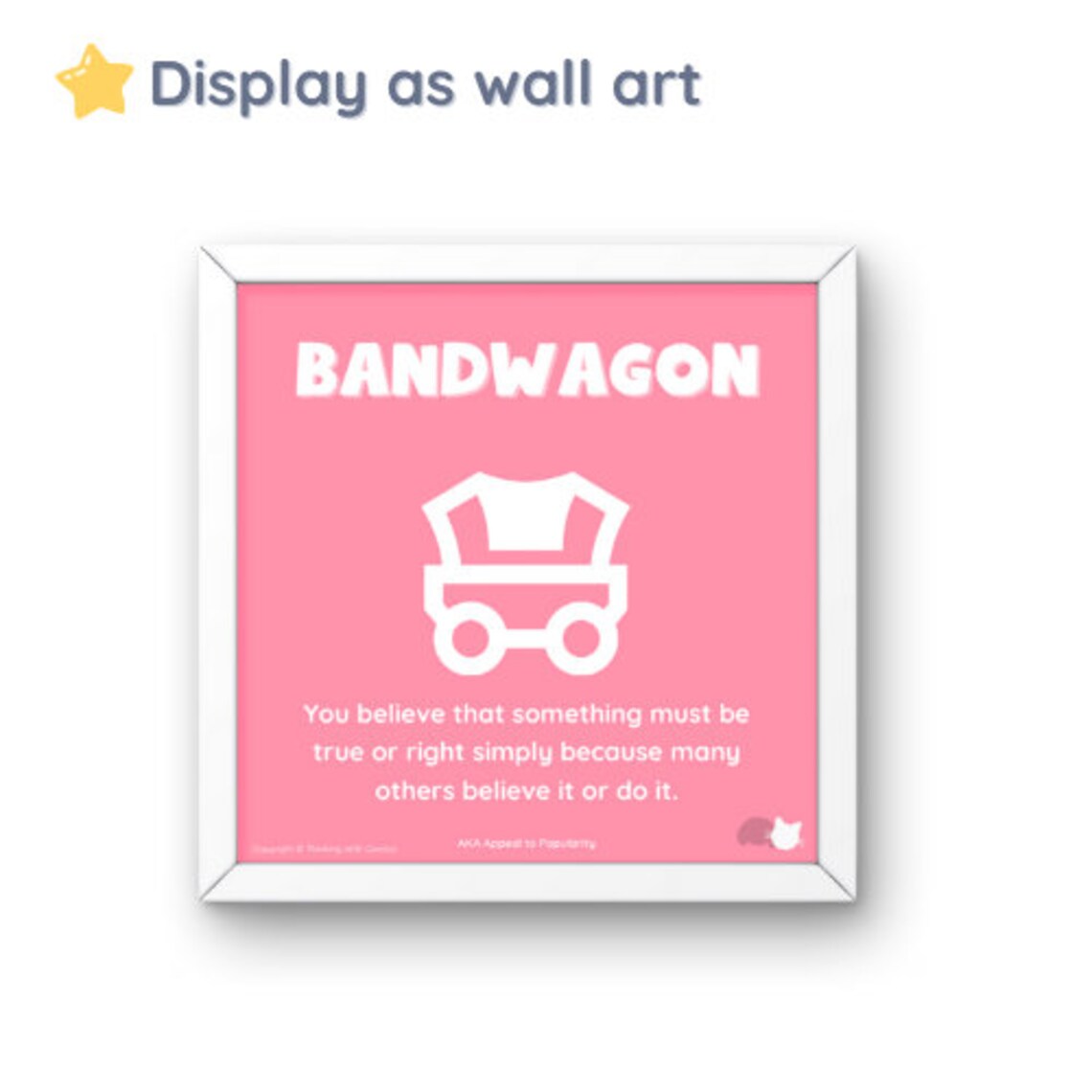 Logical Fallacies Square Card Set Pack Series I - Etsy Australia