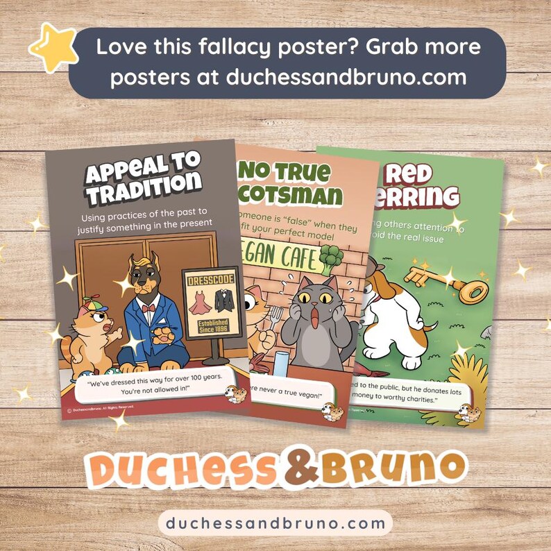 Genetic Fallacy Poster to Develop Critical Thinking Skills - Etsy