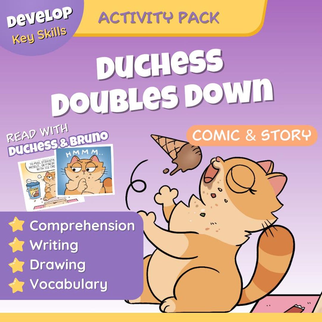 Duchess Doubles Down Fun Activity Pack, Comprehension Questions ...