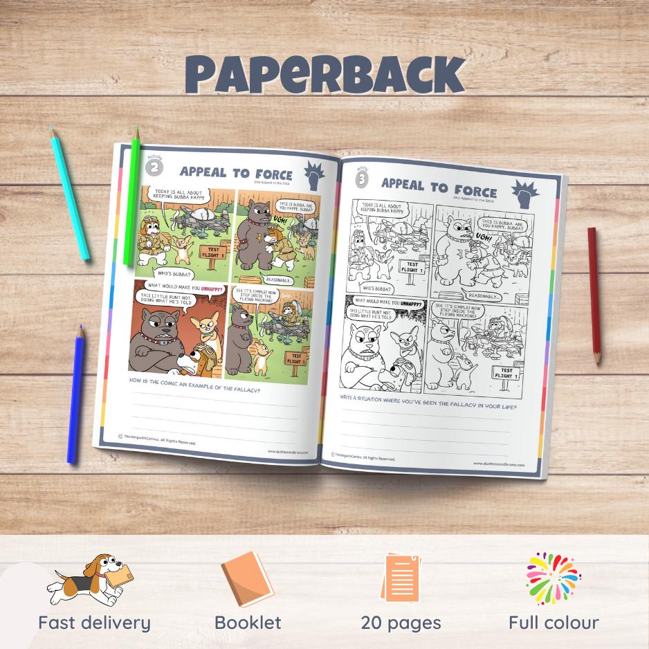 Appeal to Force Fallacy Activity Pack: Critical Thinking Worksheets ...