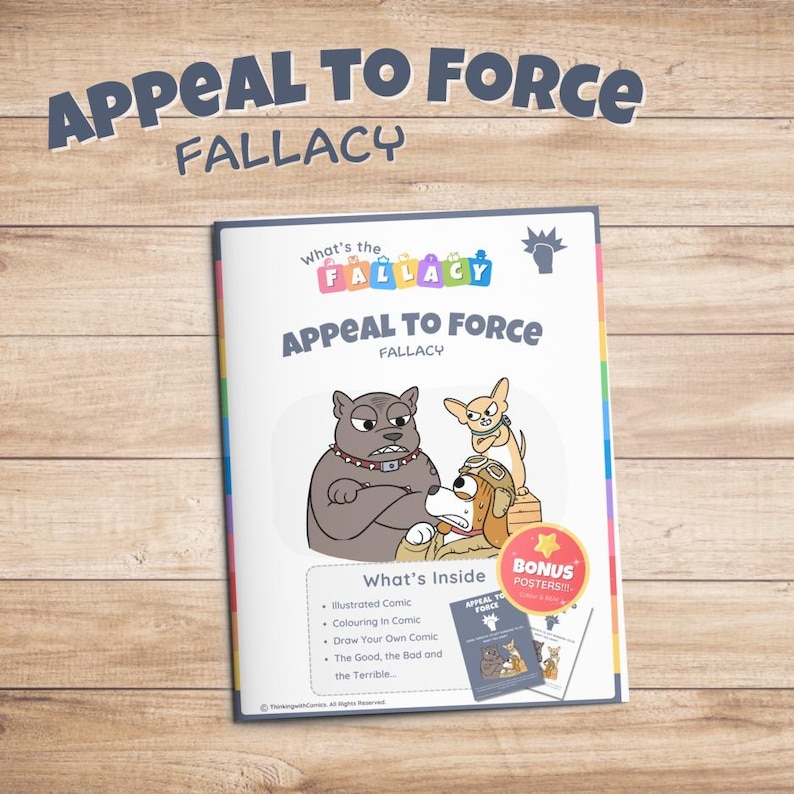 Appeal to Force Fallacy Activity Pack: Critical Thinking Worksheets ...