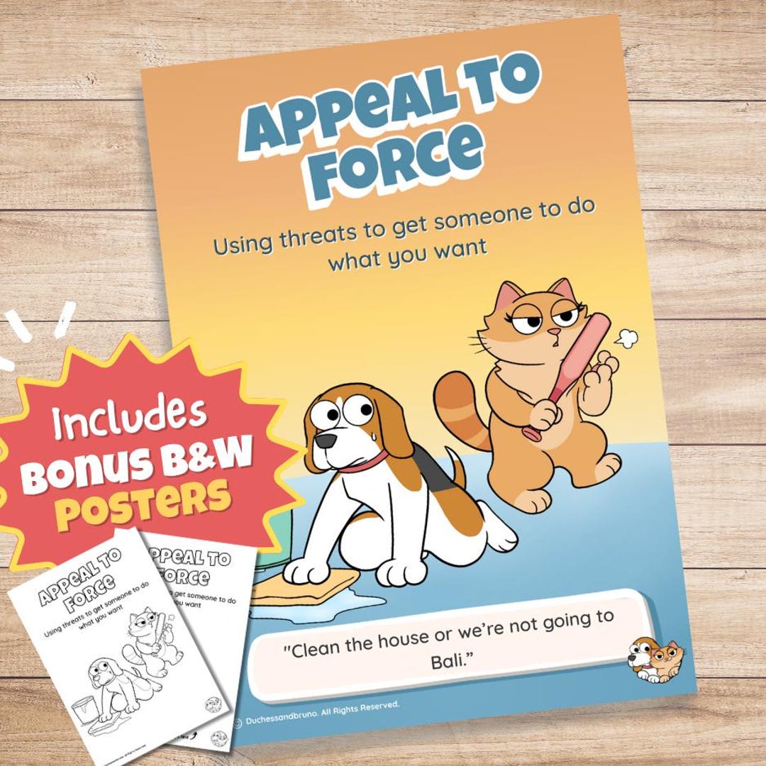 Appeal to Force Poster to Develop Critical Thinking Skills Digital ...
