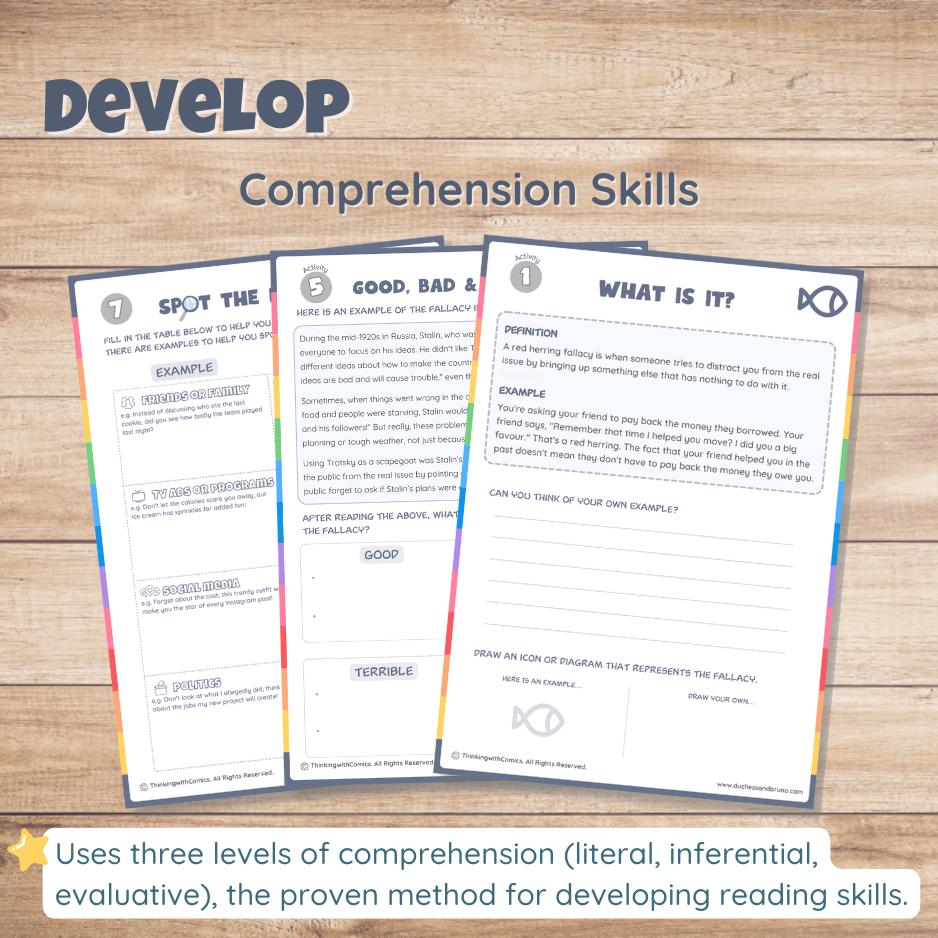 Red Herring Fallacy Activity Pack: Fun Critical Thinking ...