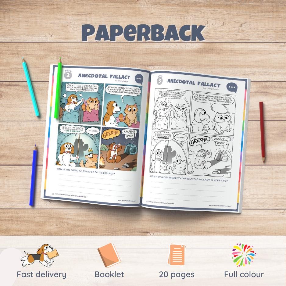 Anecdotal Fallacy Activity Pack: Fun Critical Thinking and ...