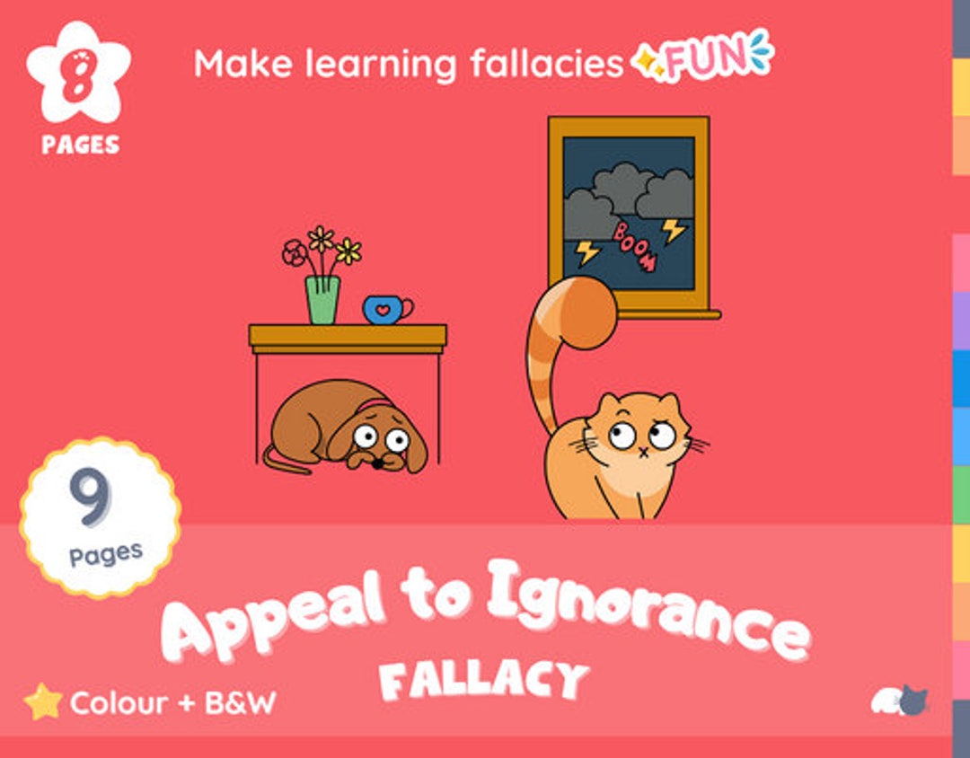 Logical Fallacies: Appeal to Ignorance - Etsy