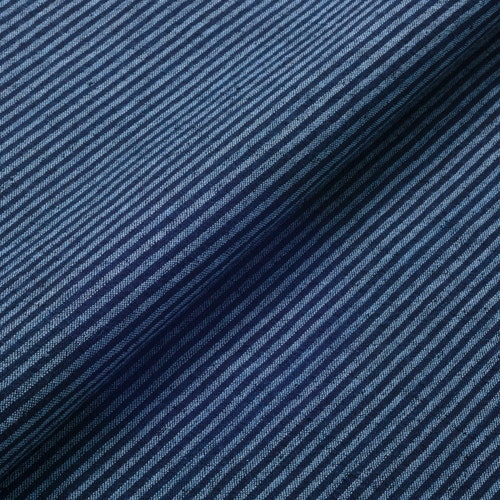 Indigo Fabric by the Yard Stripe Fabric Yarn Dyed Fabric - Etsy
