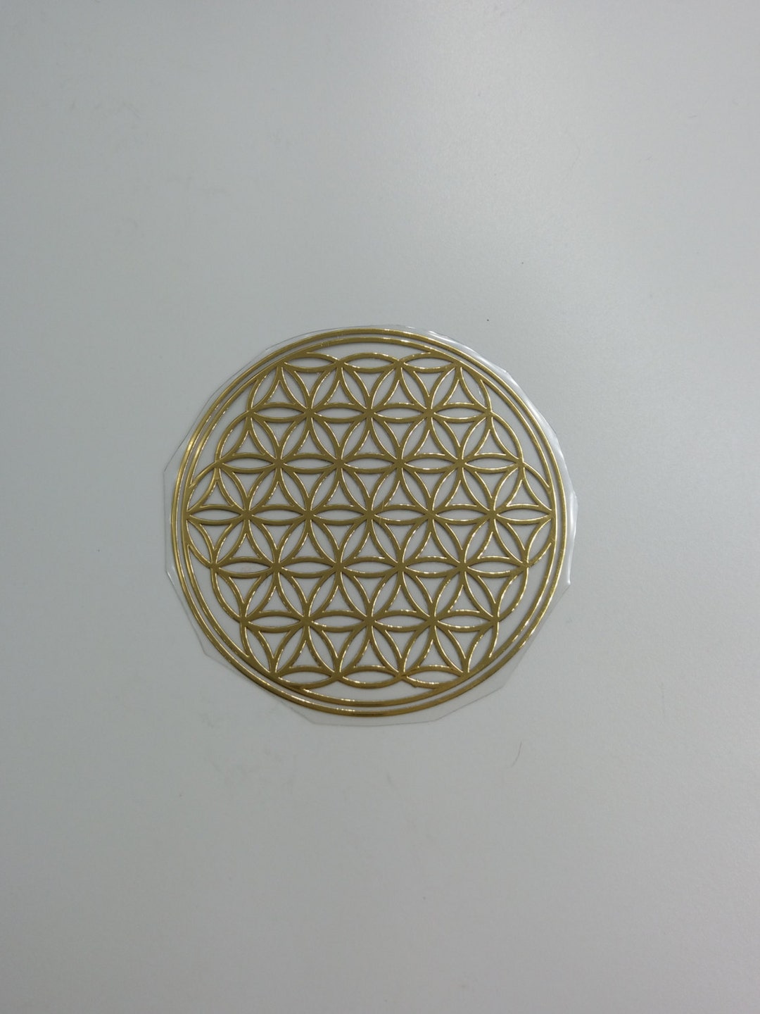 5 Pieces of Flower of Life Sticker - Metal Sticker (S1)- Flower of Life ...