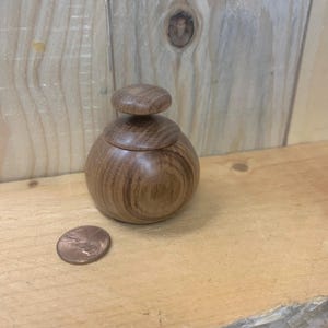 Wooden Turned Box - Etsy
