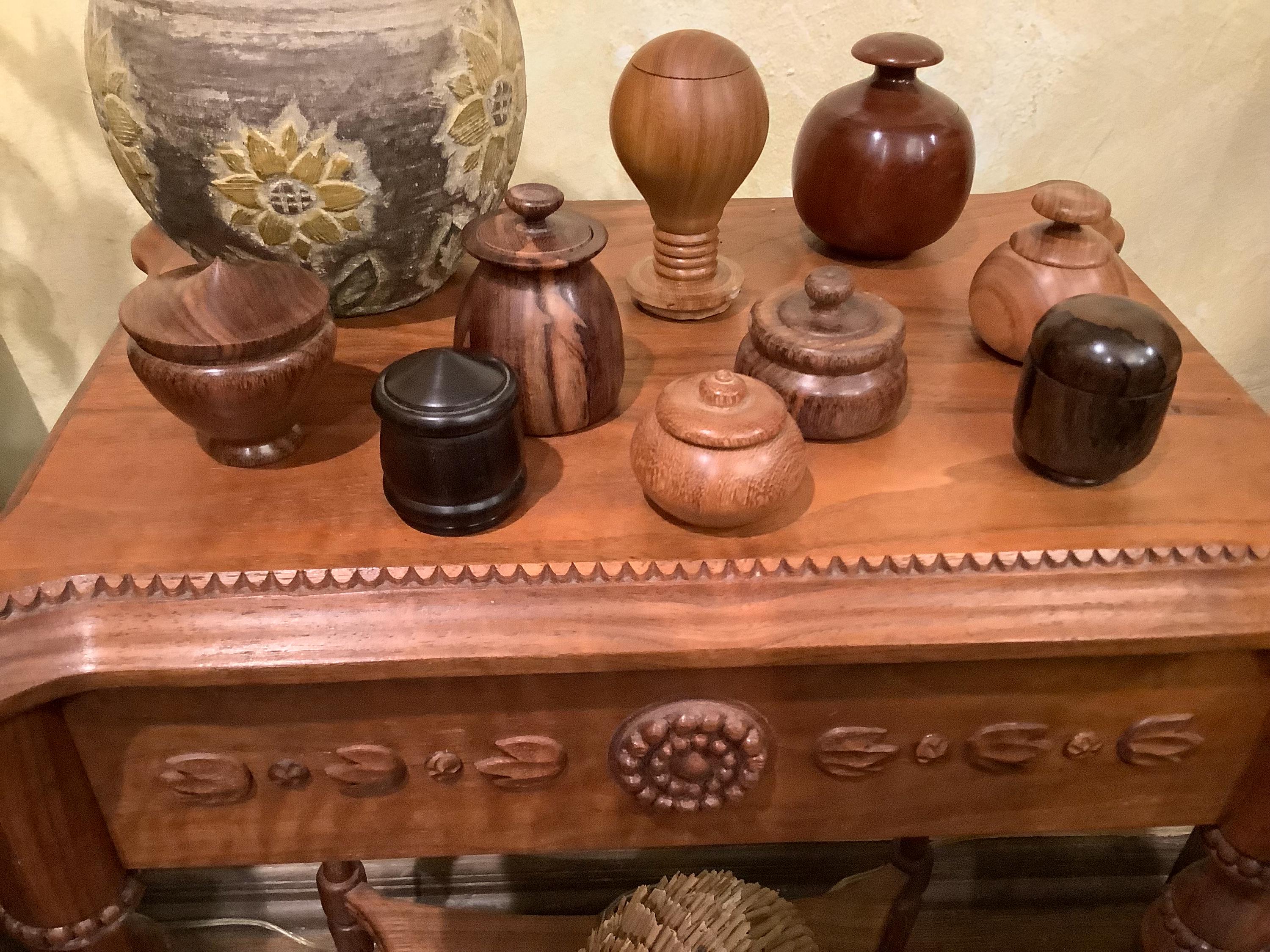 Wooden Turned Box - Etsy