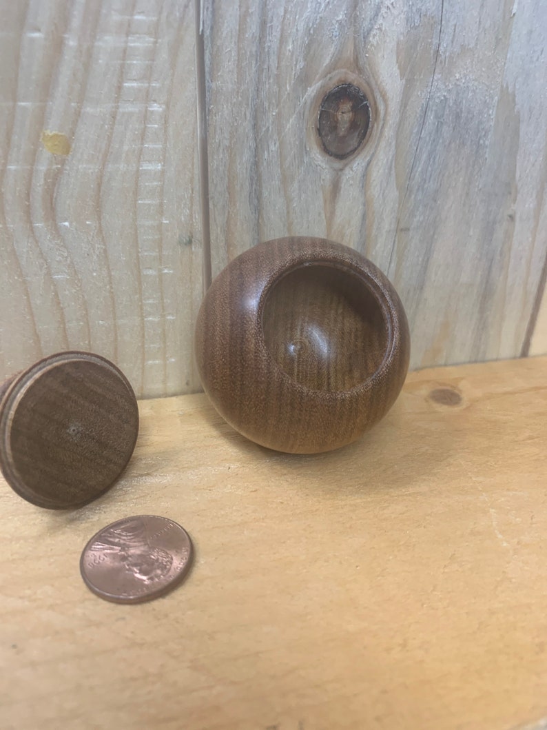 Wooden Turned Box - Etsy