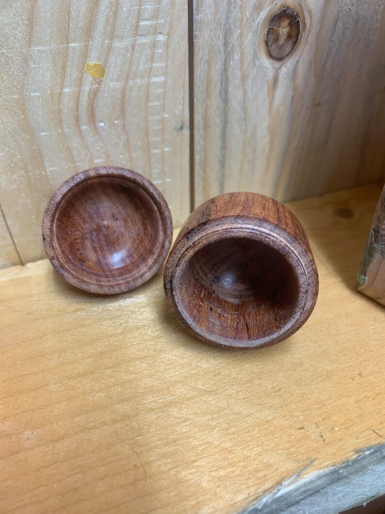 Wooden Turned Capsule Box - Etsy