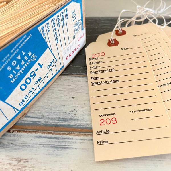 Perforated Hang Tags - Etsy