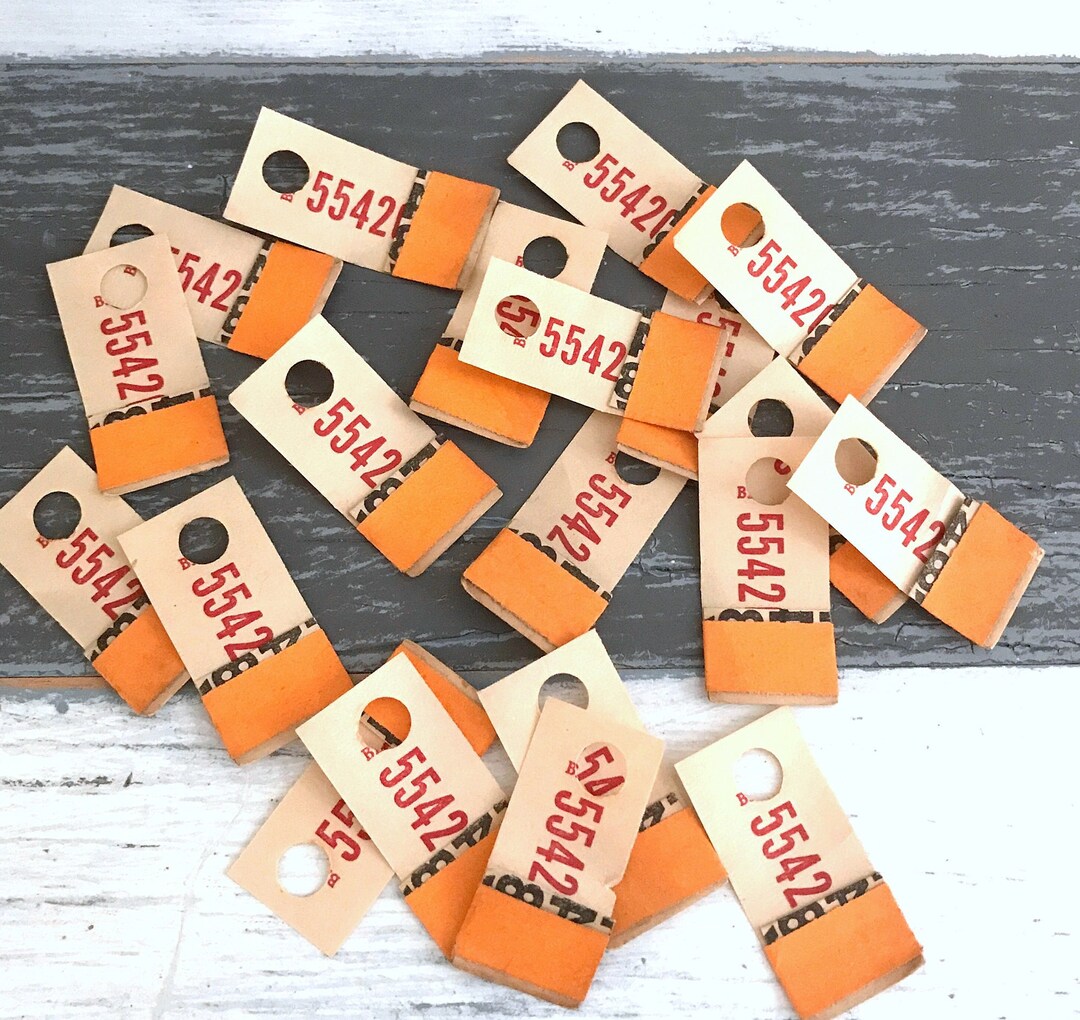 Vintage Raffle Tickets / Numbered Raffle Tickets / Tear Open Tickets ...