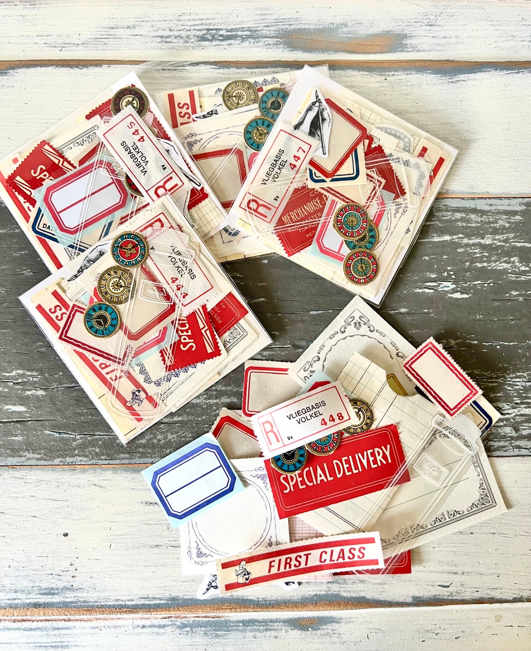 Small Ephemera Journaling Pack / Vintage Papers / Labels / Paper ...
