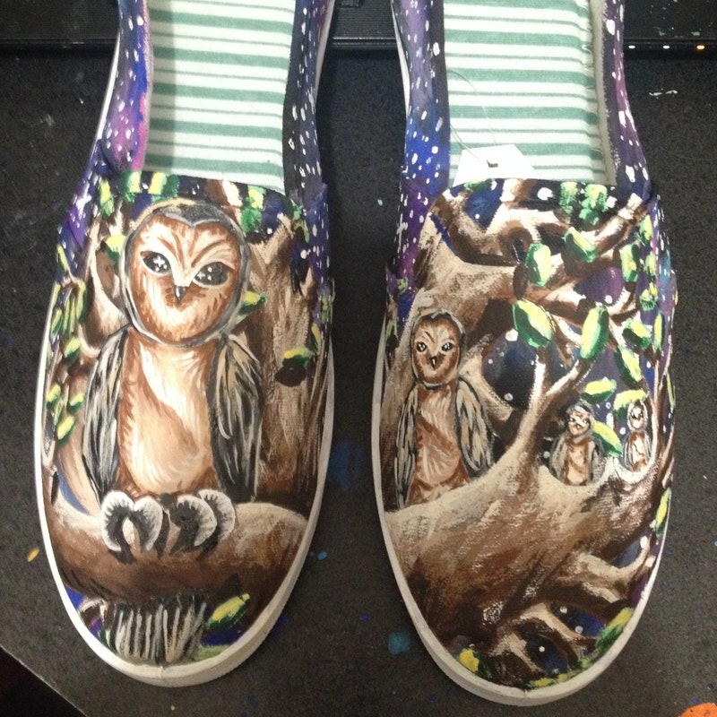 Owl Shoes - Etsy