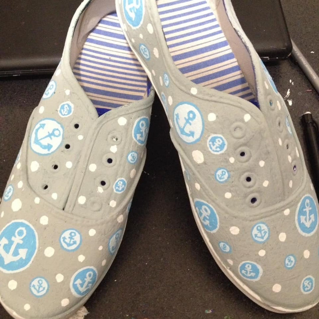 Anchor Shoes - Etsy