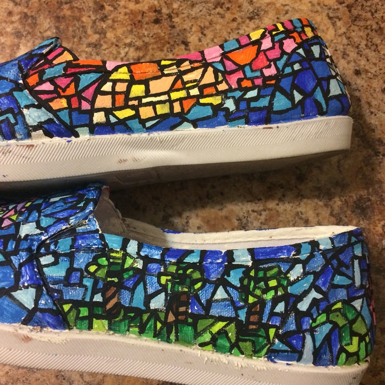 Stained Glass Shoes | Etsy