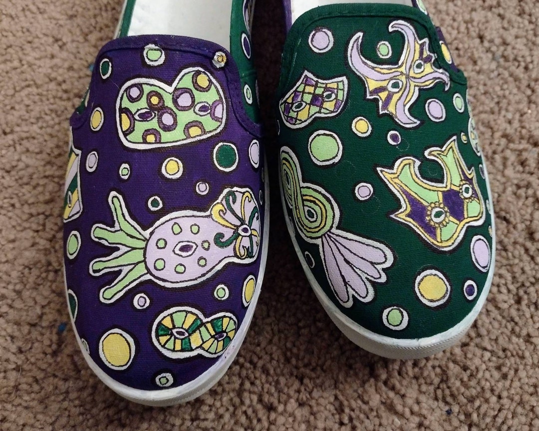Mardi Gras Mask Shoes - Etsy