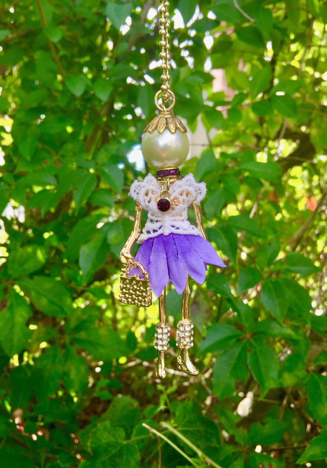Ellie's Belles: Ellie, French Doll Pendant - Etsy