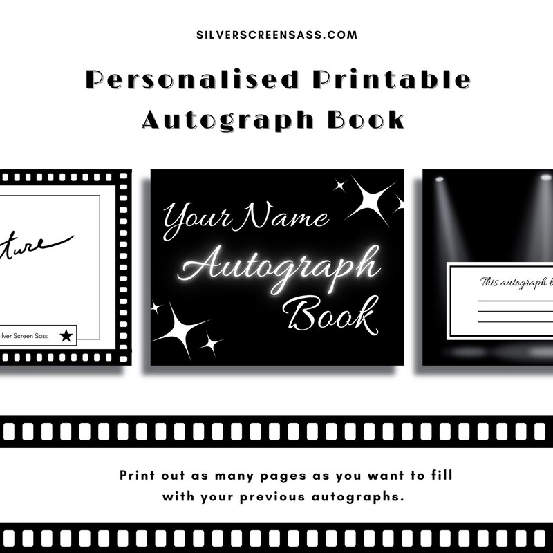 Celebrity Autographs - Etsy