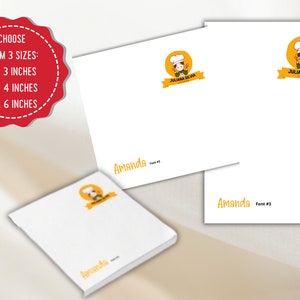 YOUR Logo Sticky Notes, Custom Logo Sticky Notes, Logo Sticky Notes ...