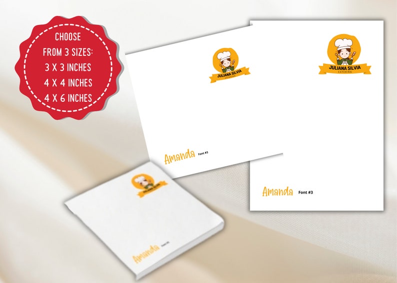 YOUR Logo Sticky Notes, Custom Logo Sticky Notes, Logo Sticky Notes ...