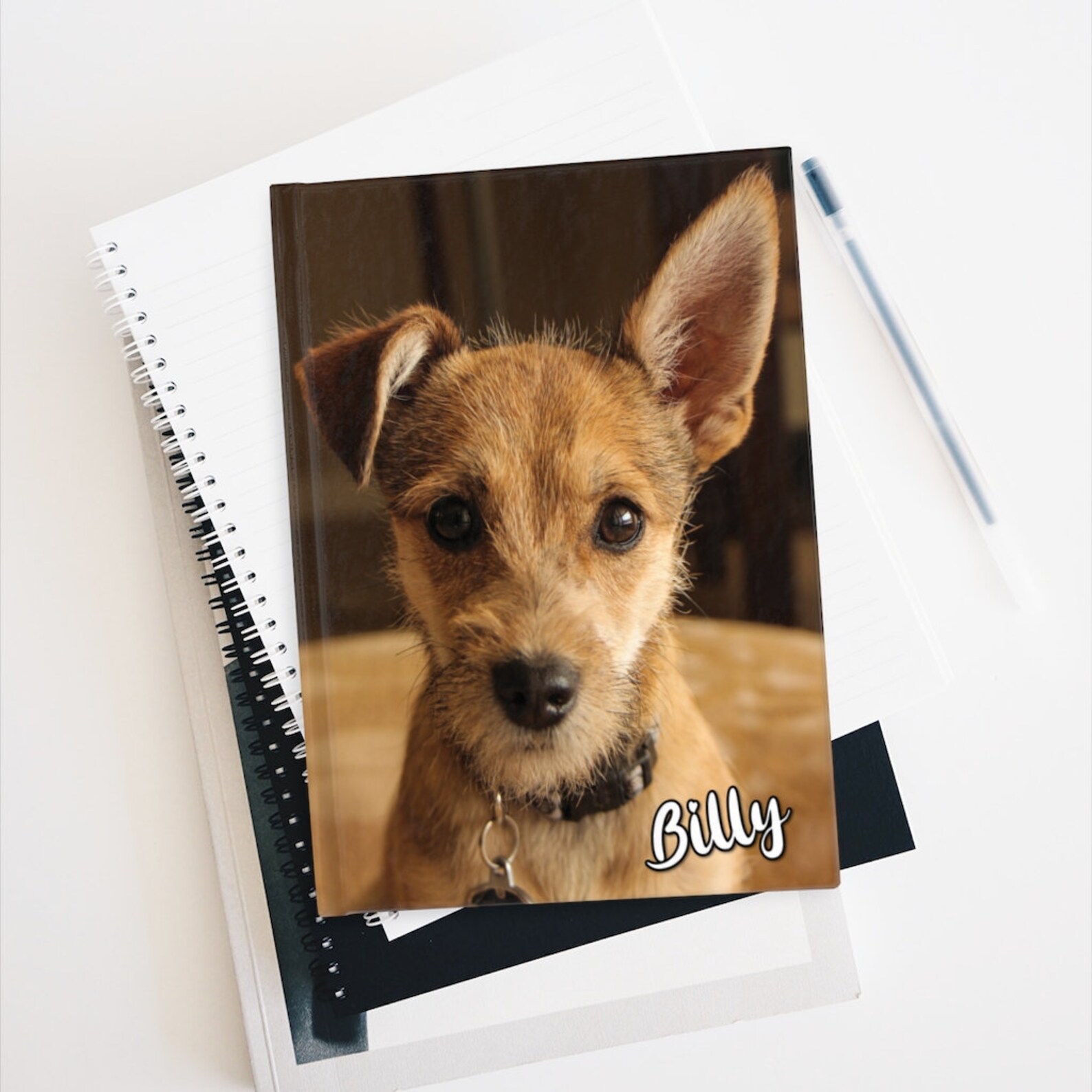 Journal Custom PERSONALIZED Pet Photo Journal Hard Cover - Etsy
