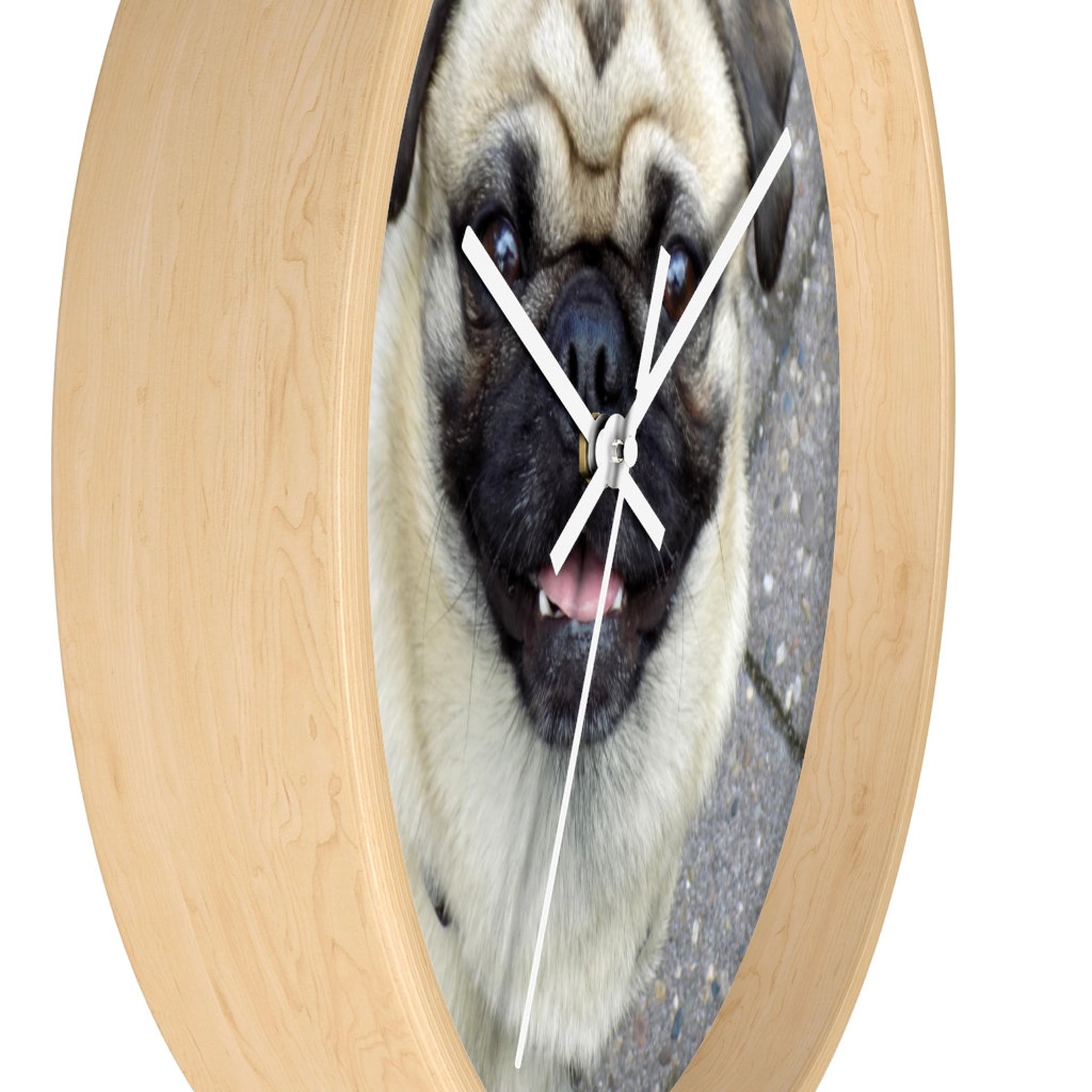Pet Photo Clock Dog Photo Clock PERSONALIZED 10-inch Photo - Etsy