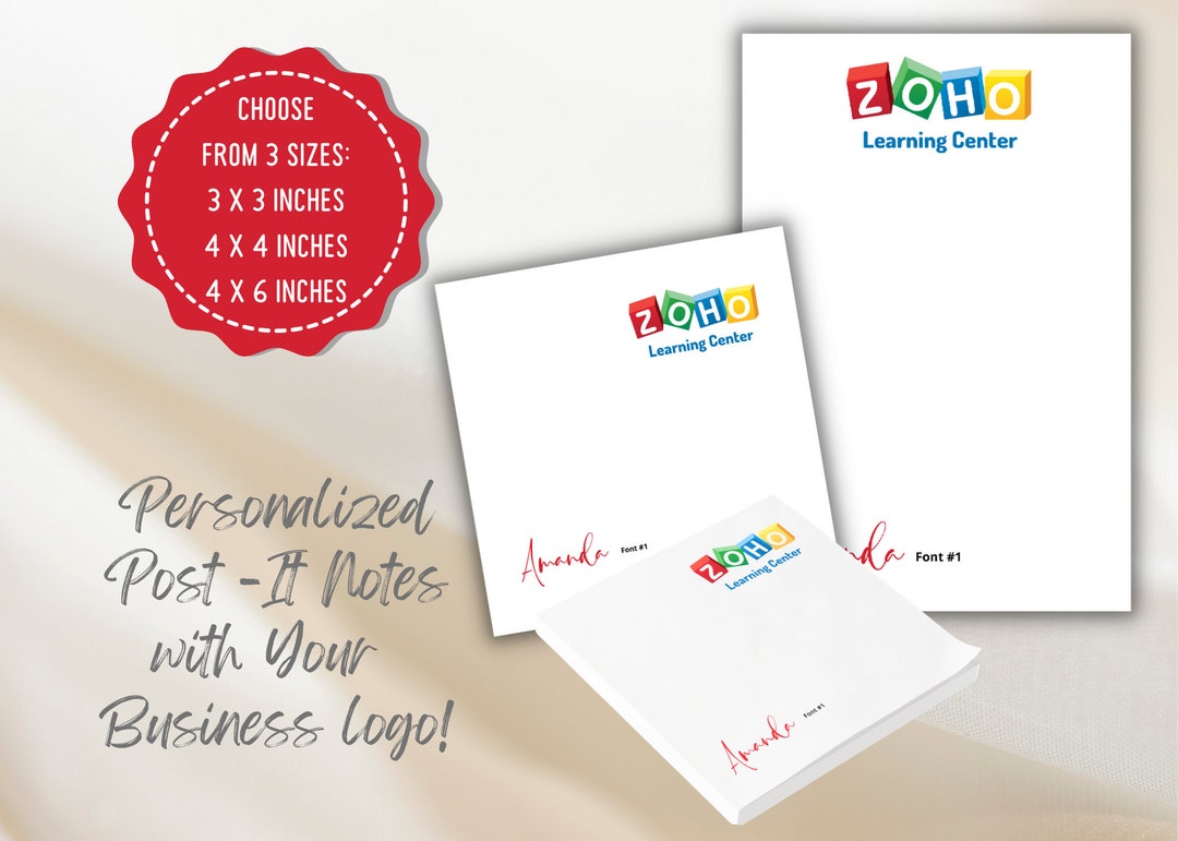 YOUR Logo Sticky Notes, Custom Logo Sticky Notes, Logo Sticky Notes ...