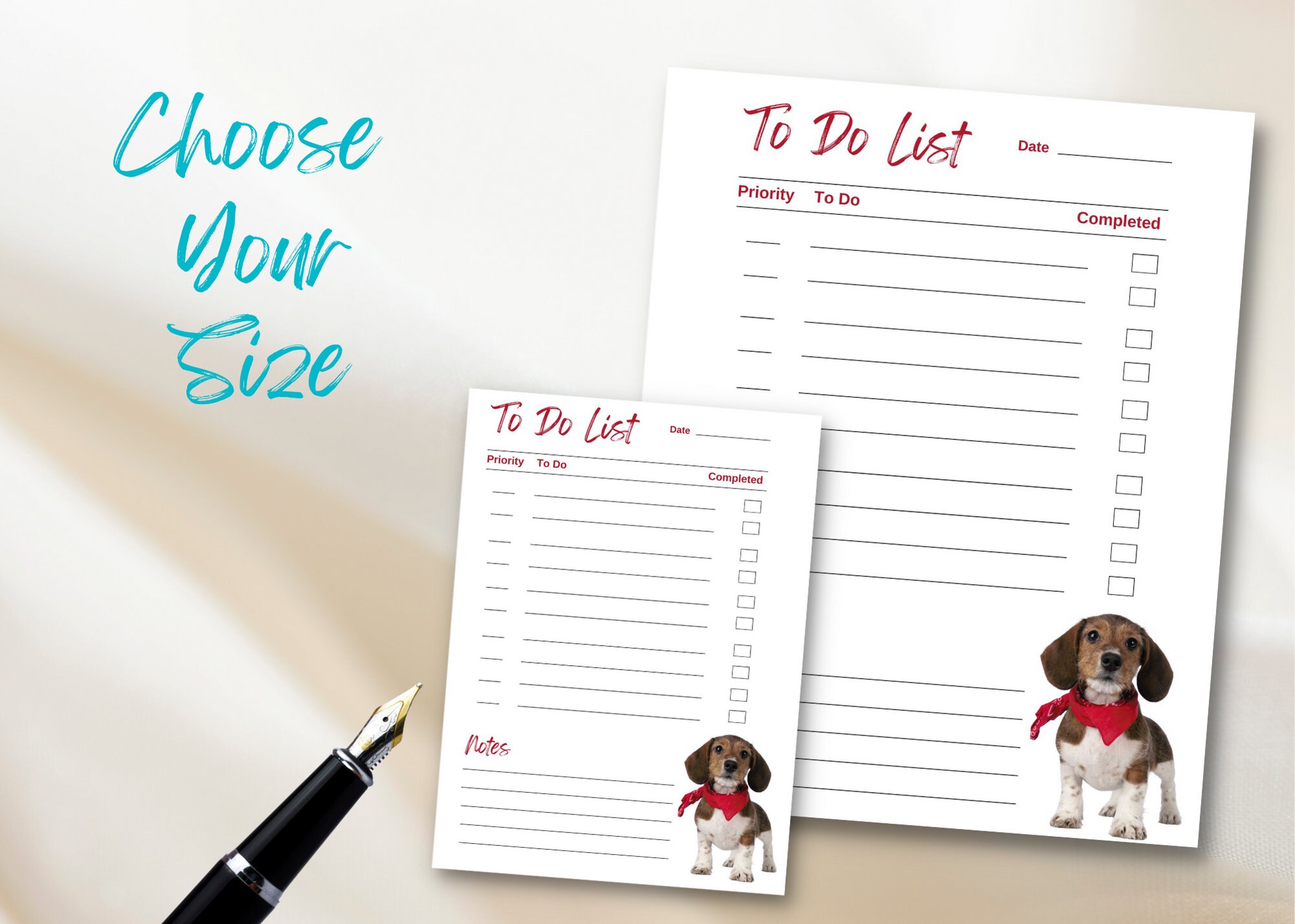 YOUR DOG To-do List Notepad, Personalized Notepad, DOG Notepad, Custom ...