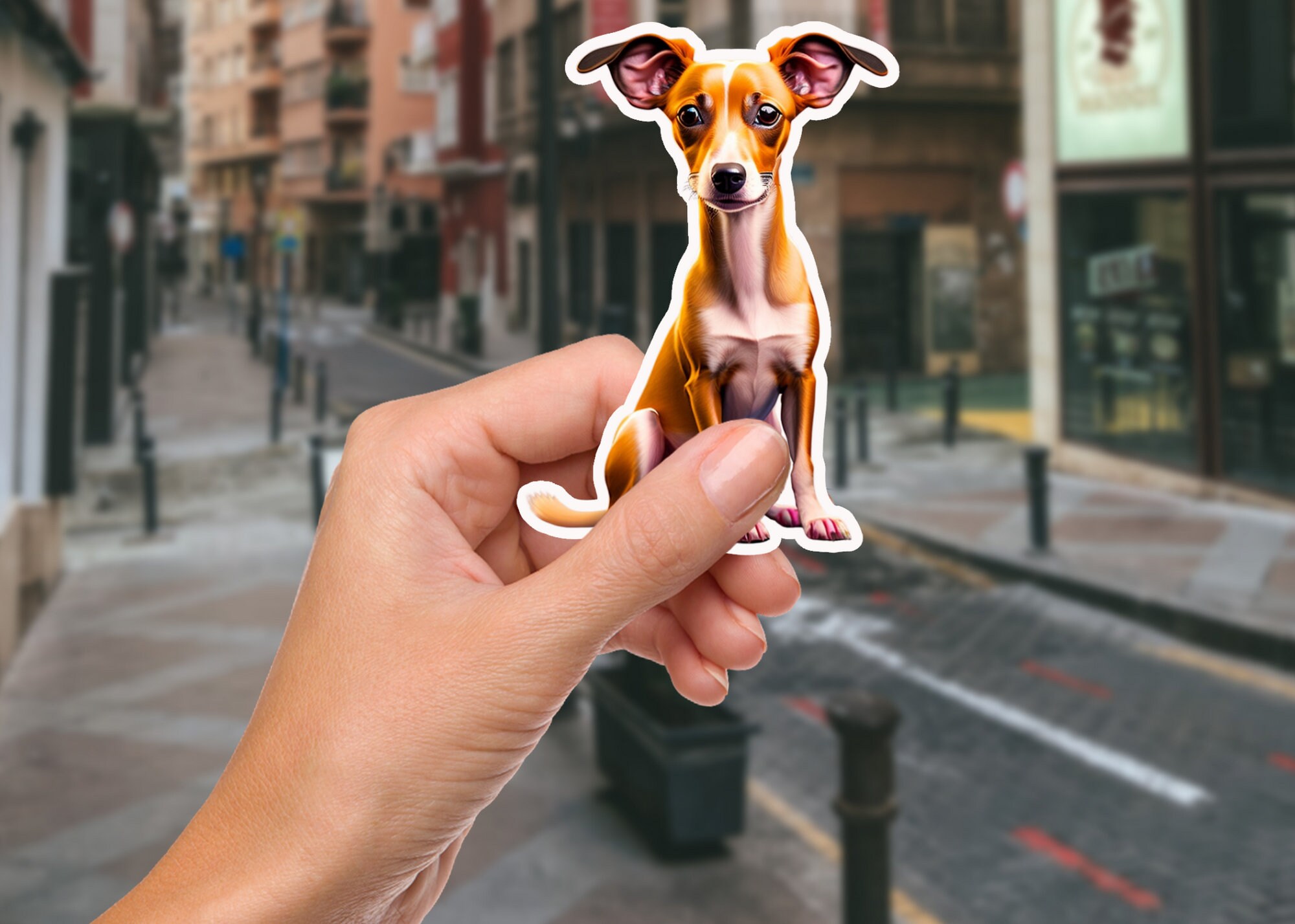 Italian Greyhound Vinyl Sticker Puppy Sticker Iggy Sticker - Etsy