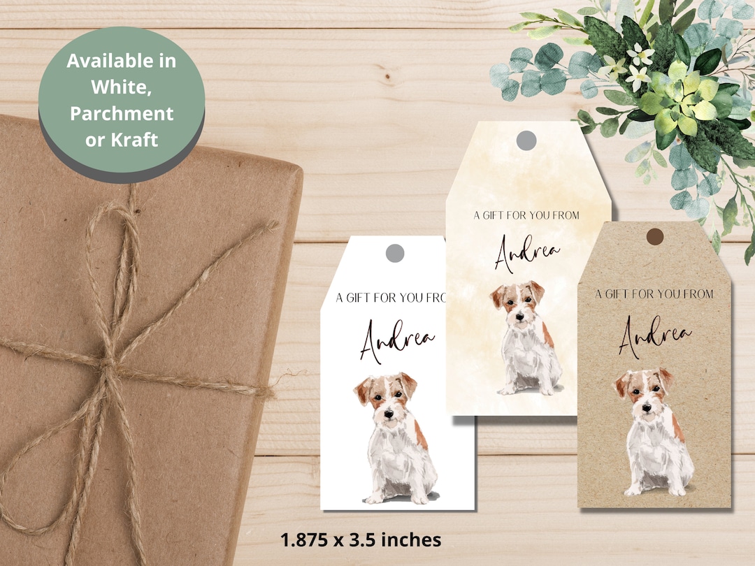 DOG Gift Tags, Custom Gift Tags, Personalized Gift Tags, Dog Lover Gift ...