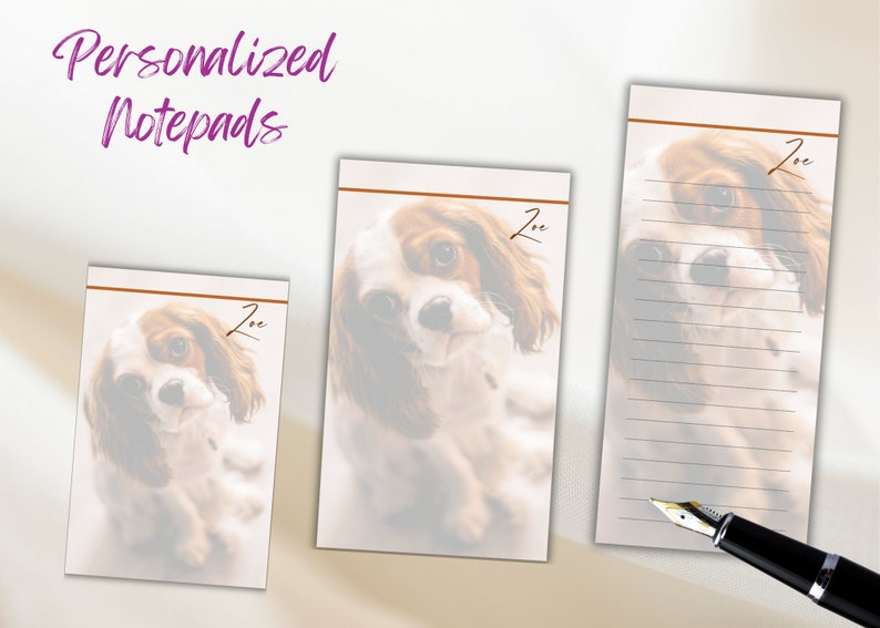 Custom Photo Notepad, Custom Dog Notepad, Personalized DOG Notepad ...